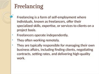 Freelancing as a Business Idea for students.pptx | Free Download