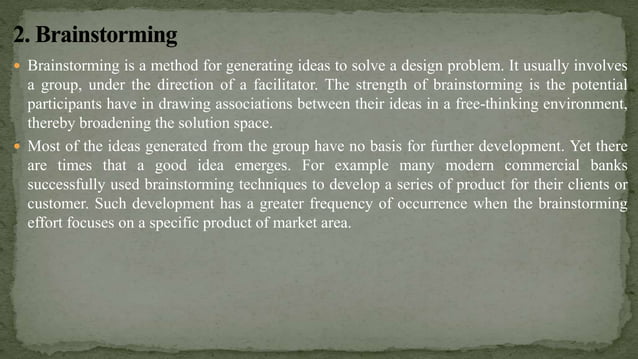 Business idea generation method | PPTX | Startups | Business