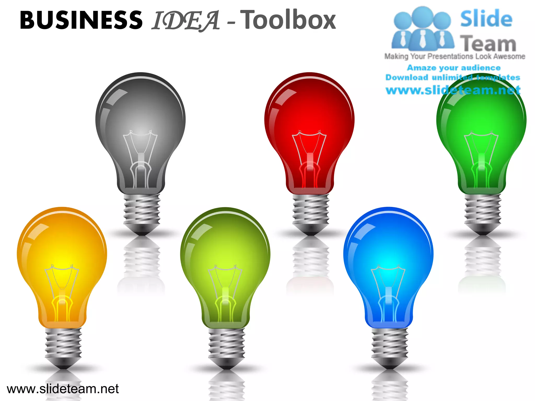 Business idea light bulb clicking shinning innovation decision making ...