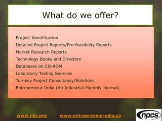 Business Ideas and Project Opportunities | PPT