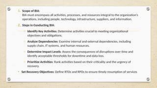 BUSINESS IMPACT ANALYSIS.pptx How to conduct business impact assessment ...