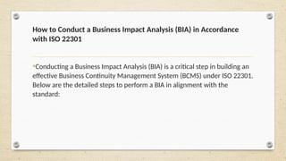 BUSINESS IMPACT ANALYSIS.pptx How to conduct business impact assessment ...