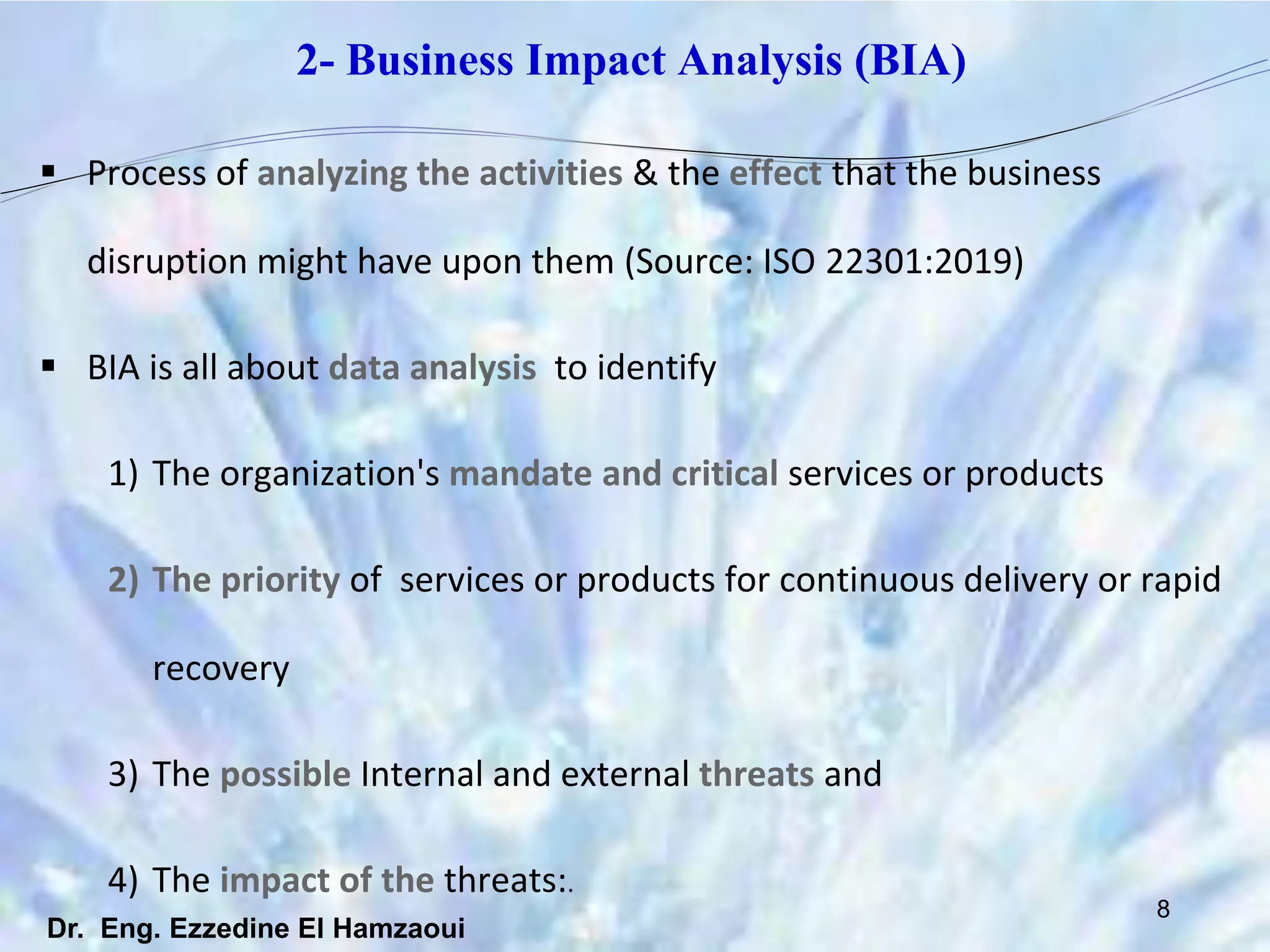 Business Impact Analysis module 3.ppt