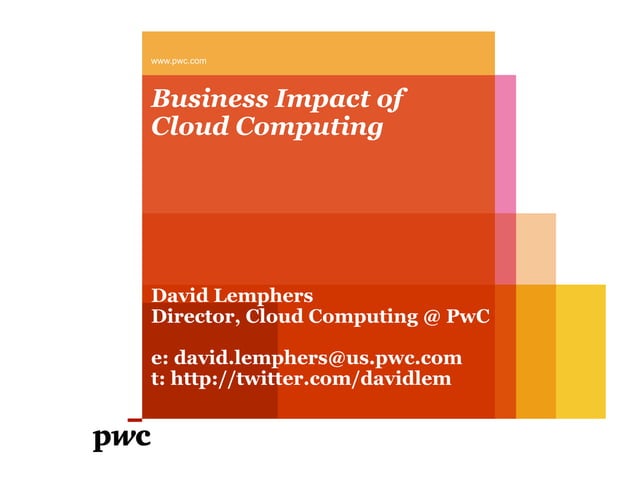 Business impact of cloud computing | PDF