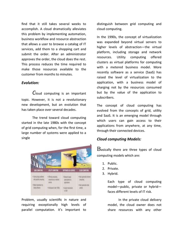 Business implementation of Cloud Computing | DOCX | Cloud Computing ...