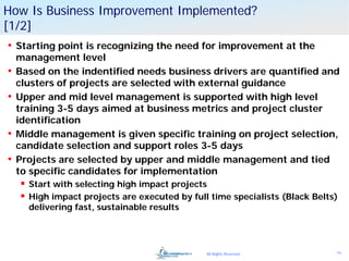 Business Improvement Overview | PPT