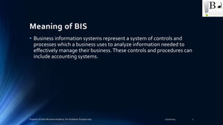 Business information system | PPTX
