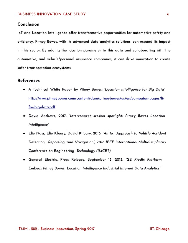 Applications of Location Intelligence with IoT (Case Study) | PDF