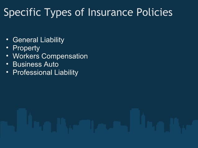Business Insurance Overview | PPT