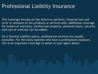 Business Insurance Overview | PPT