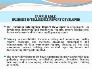 Business intelligence | PPT