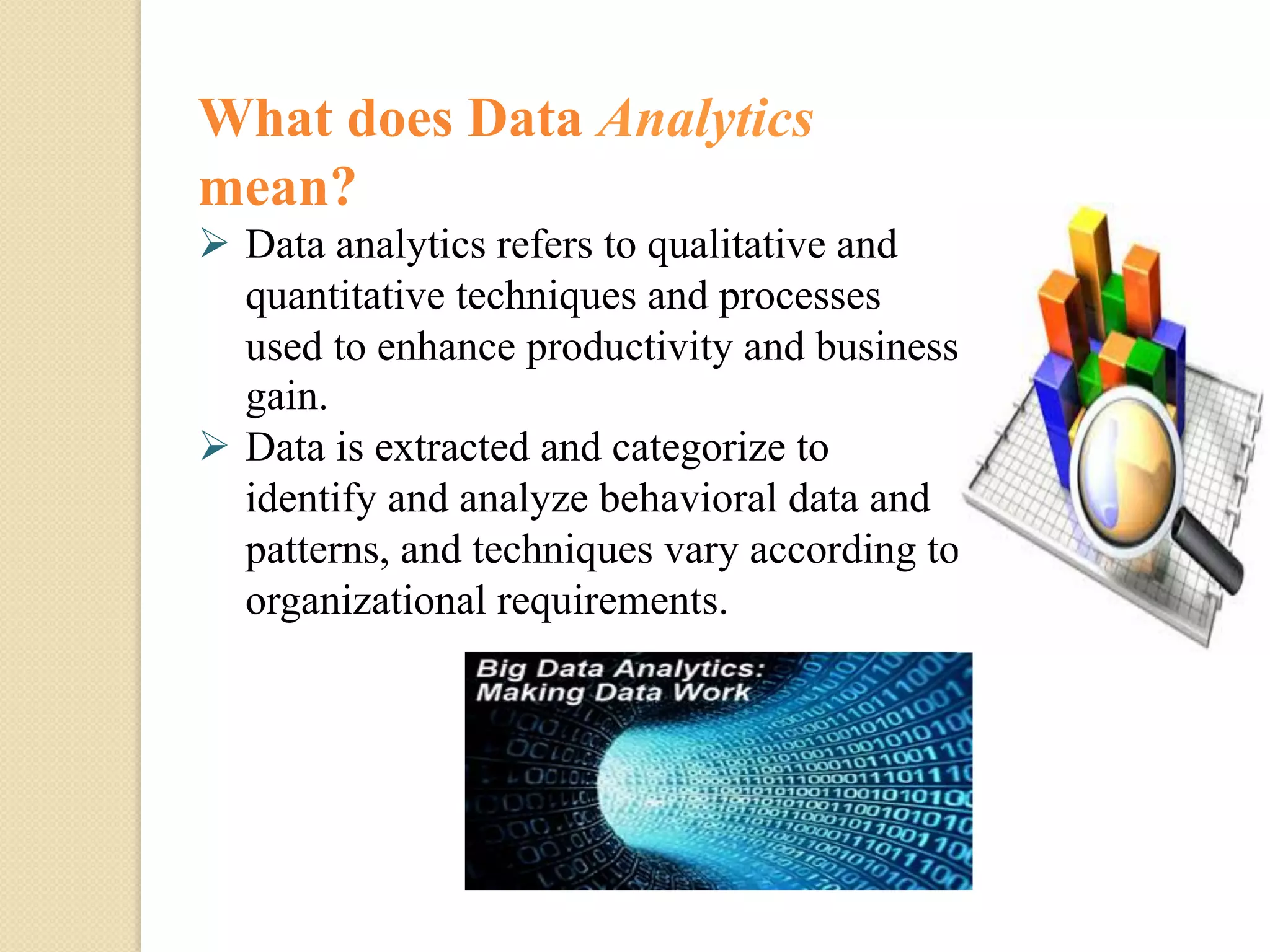 Business intelligence data analytics-visualization | PPT