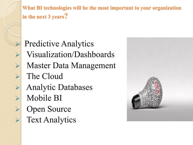 Business intelligence data analytics-visualization | PPT