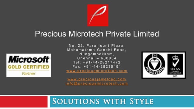 Business Intelligence Precious Microtech | PPTX
