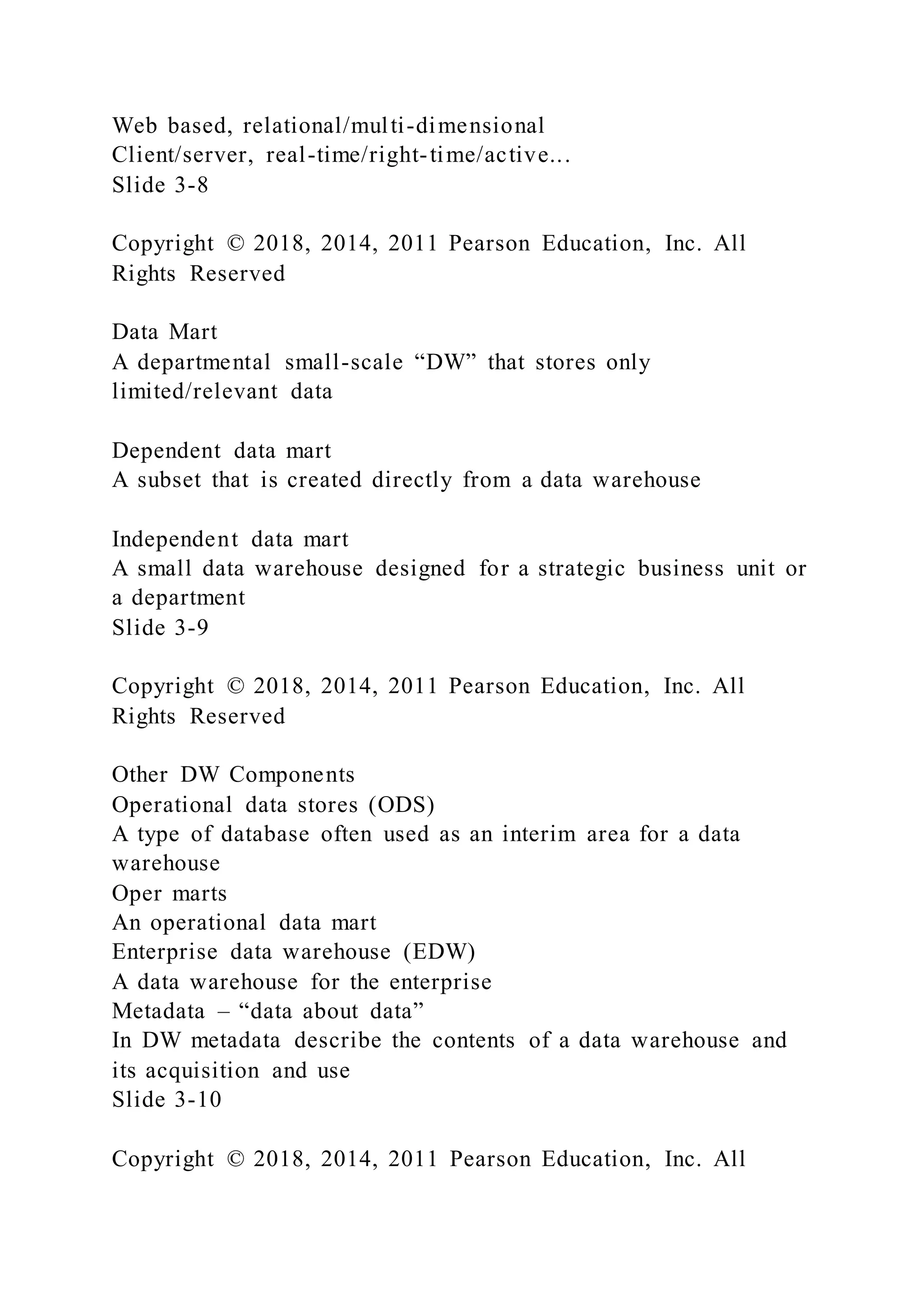 Business Intelligence, Analytics, and Data Science A Managerial | DOCX