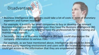 Business intelligence and big data | PPTX