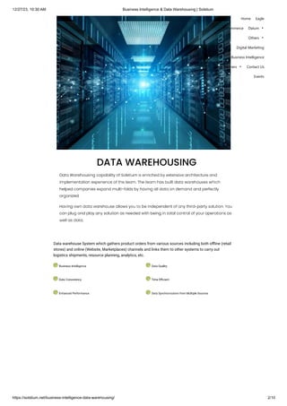 BUSINESS INTELLIGENCE AND DATA WAREHOUSING | PDF | Databases | Computer Software and Applications