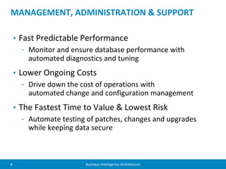 Business Intelligence Architecture | PDF