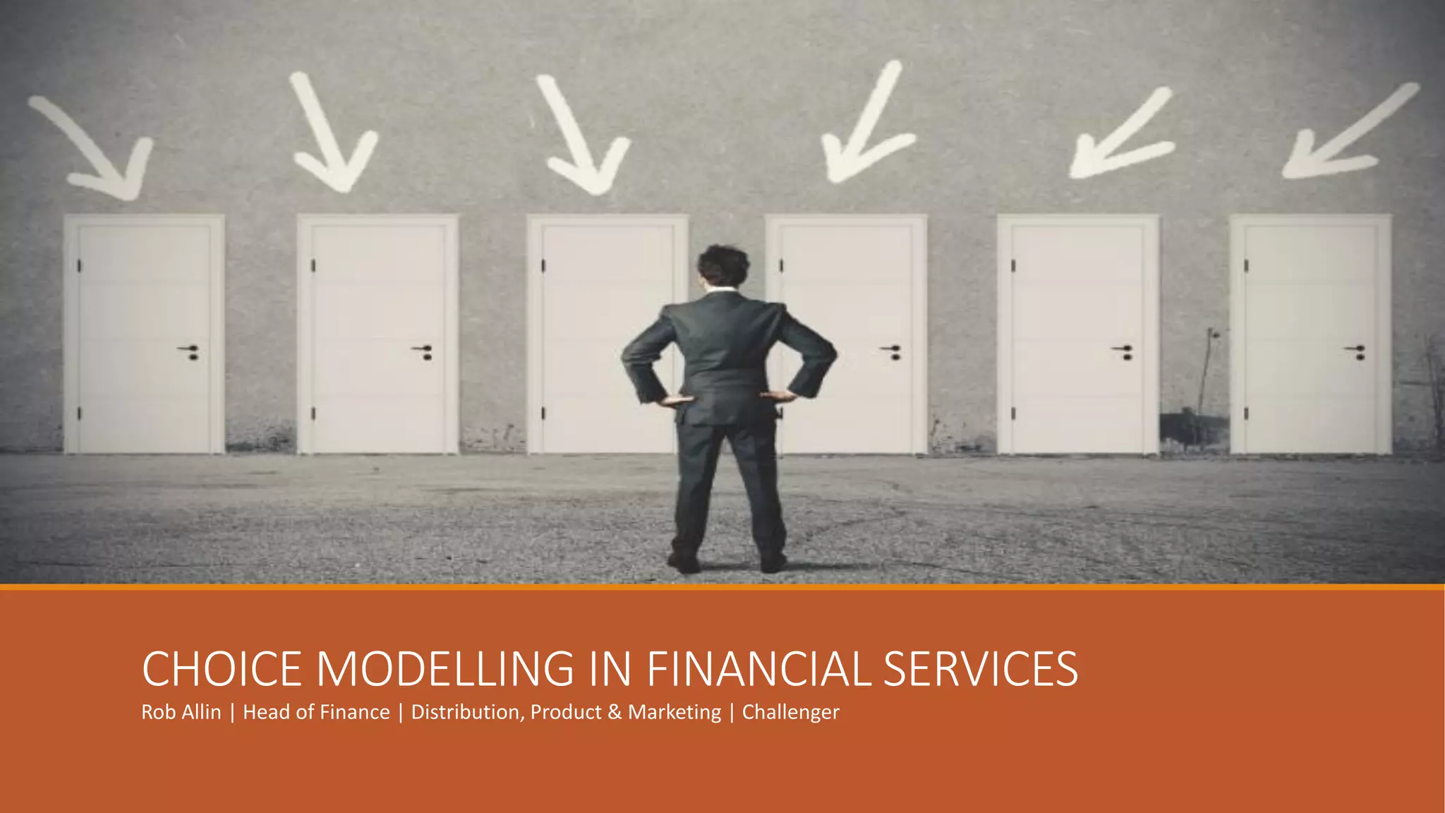 Introduction to Choice Modelling: Choice Modelling @ Challenger Group | PDF
