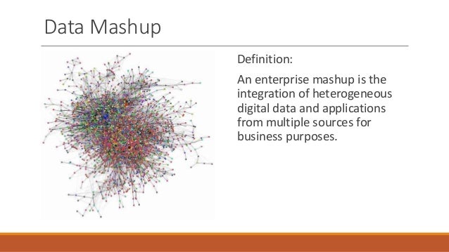 Data mashup - lopeztune