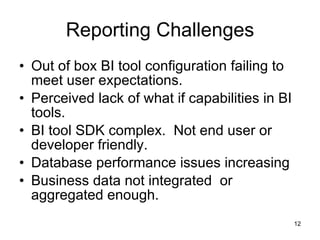 Business Intelligence Challenges 2009 | PPT