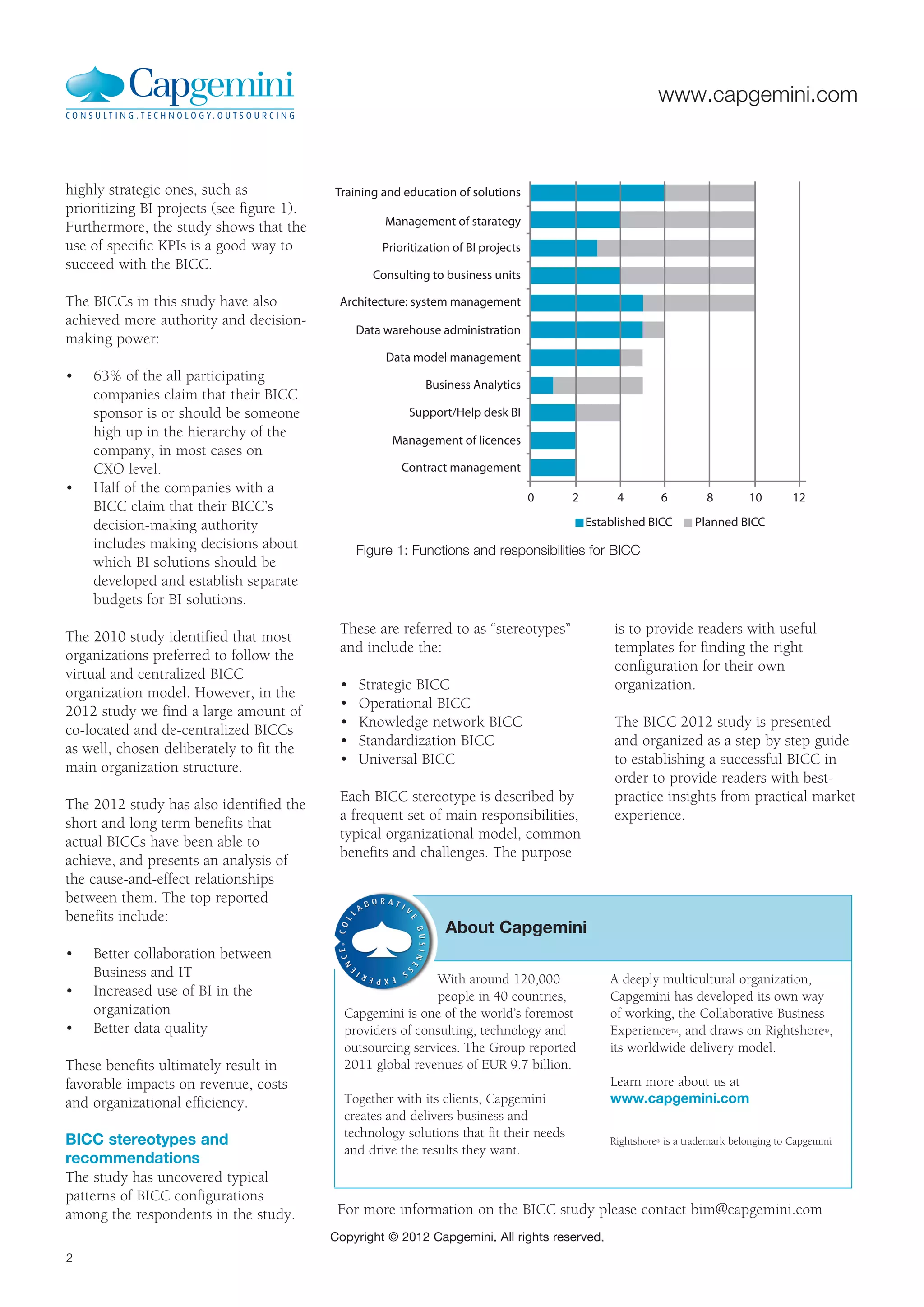 Business Intelligence Competency Centers Best Practices | PDF