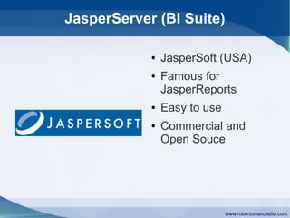 Business Intelligence Open Source | PDF | Databases | Computer Software and Applications