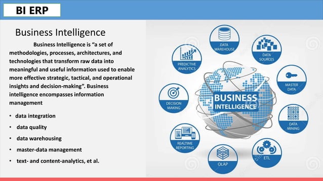 Business intelligence erp | PPTX