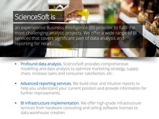 Business Intelligence for Retail - ScienceSoft | PPT