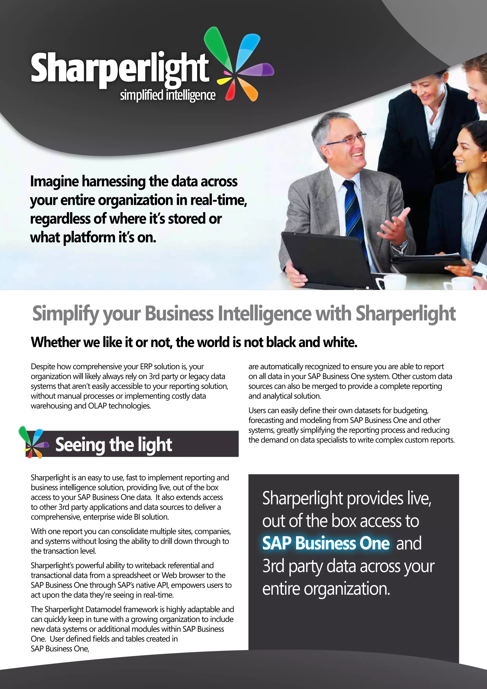 Business Intelligence for users - Sharperlight | PDF