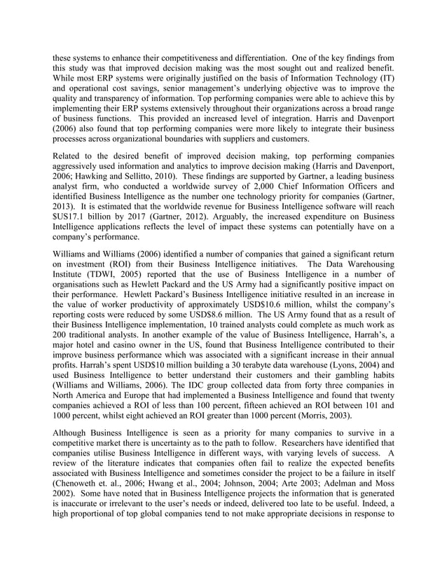 Business intelligence implementation case study | PDF | Business Administration | Business