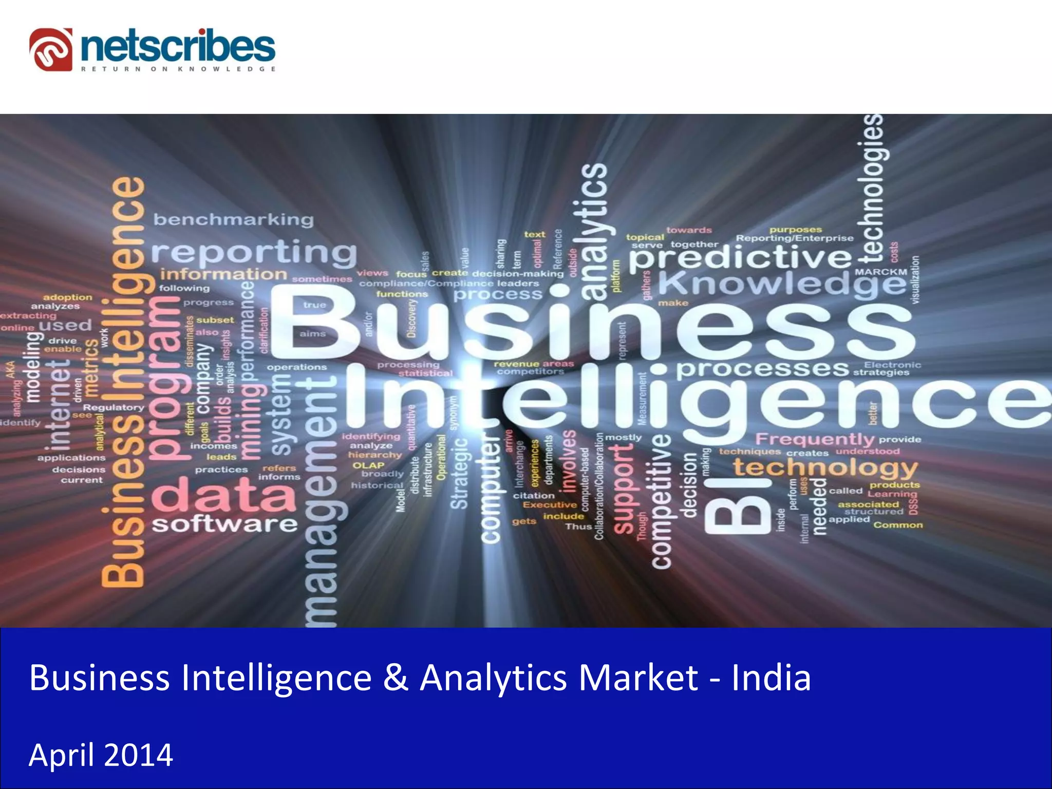 Market Research Report : Business intelligence market india 2014 | PPT