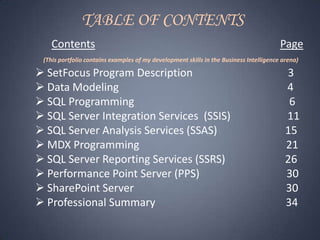 Jeamaire Drone’s Business Intelligence Portfolio | PPT