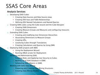 Business Intelligence Portfolio Rahel Thomas | PPT