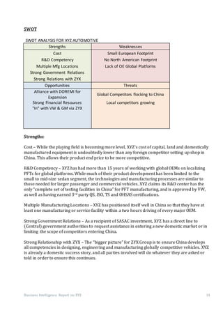Business intelligence report sample 011312 | PDF