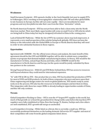 Business intelligence report sample 011312 | PDF