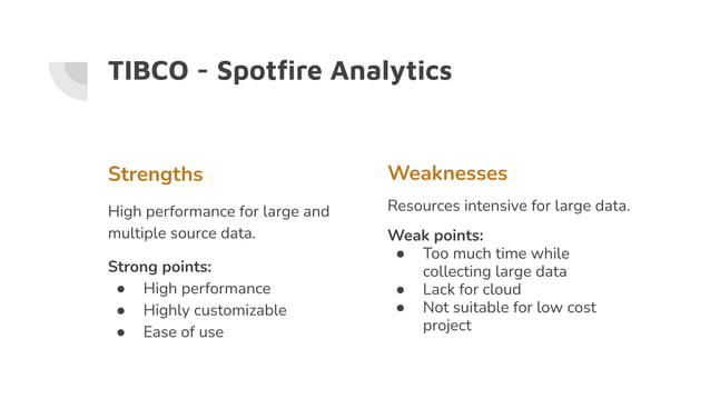 Business Intelligence Software Comparison 2021 | PPT