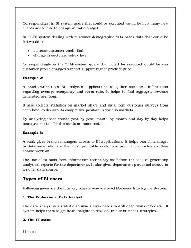 Business Intelligence Unit 1.pdf | Databases | Computer Software and Applications