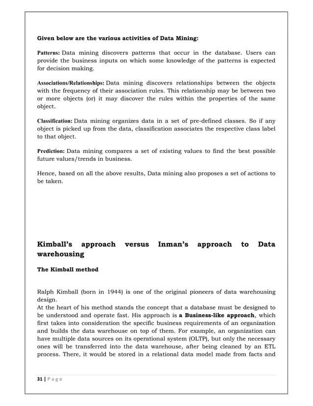 Business Intelligence Unit 1.pdf | Databases | Computer Software and Applications