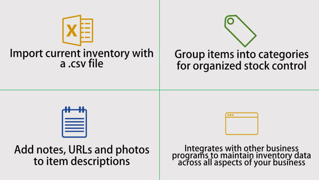 Inventory management and stock control software | Inventoria | PDF