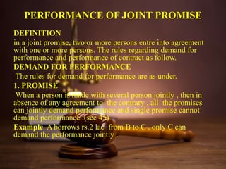 performance of contract | PPTX