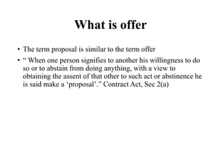 Offer & Rules Regarding Offer | PPT