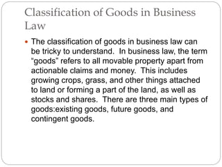 classification contract of sales | PPTX