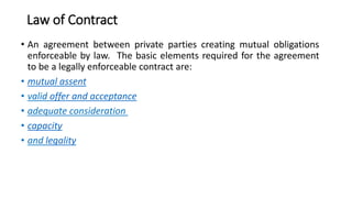 Business law | PPTX