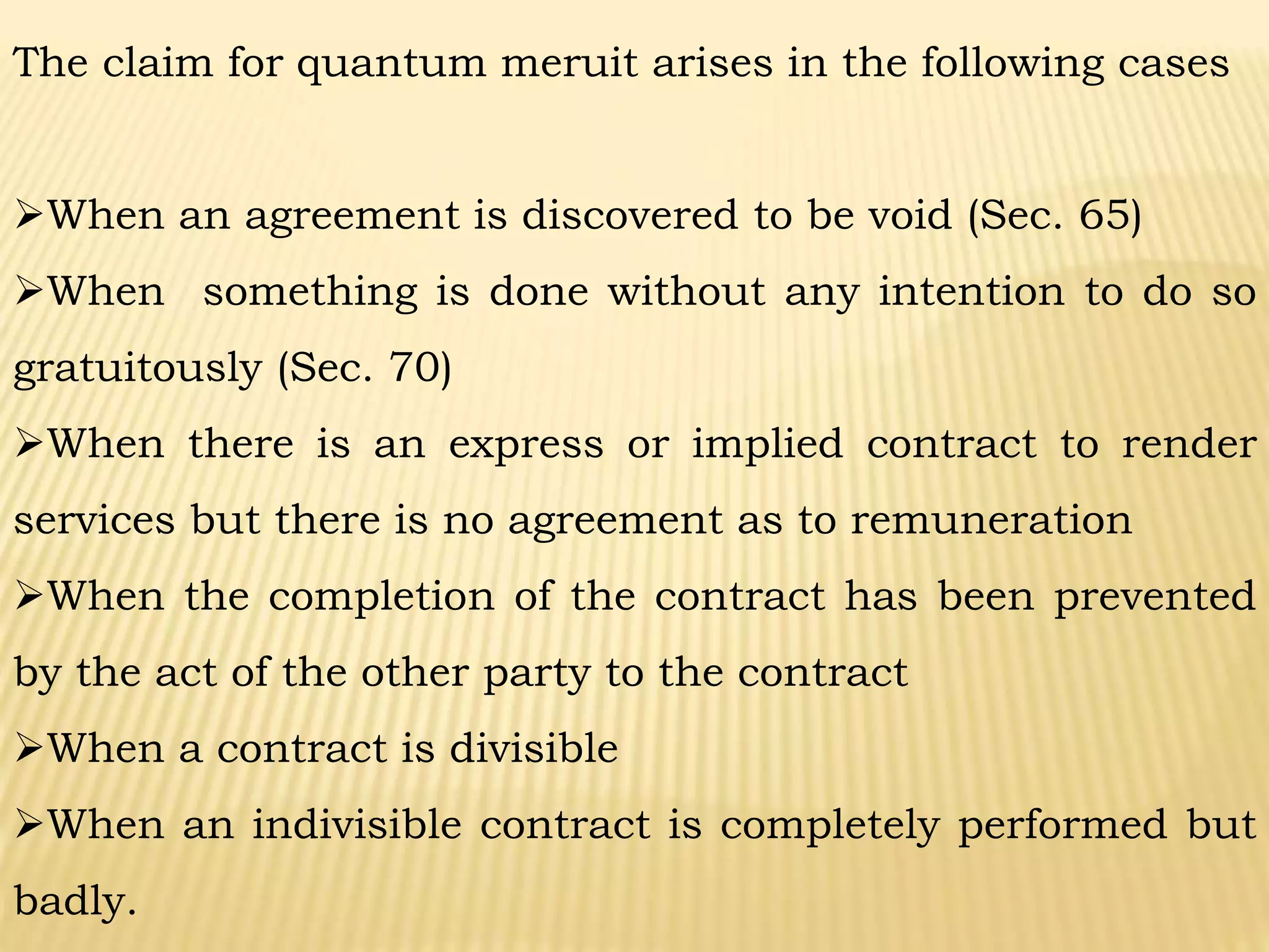Performance of Contract | PDF