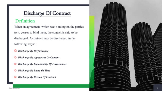 Discharge of contract | PPT