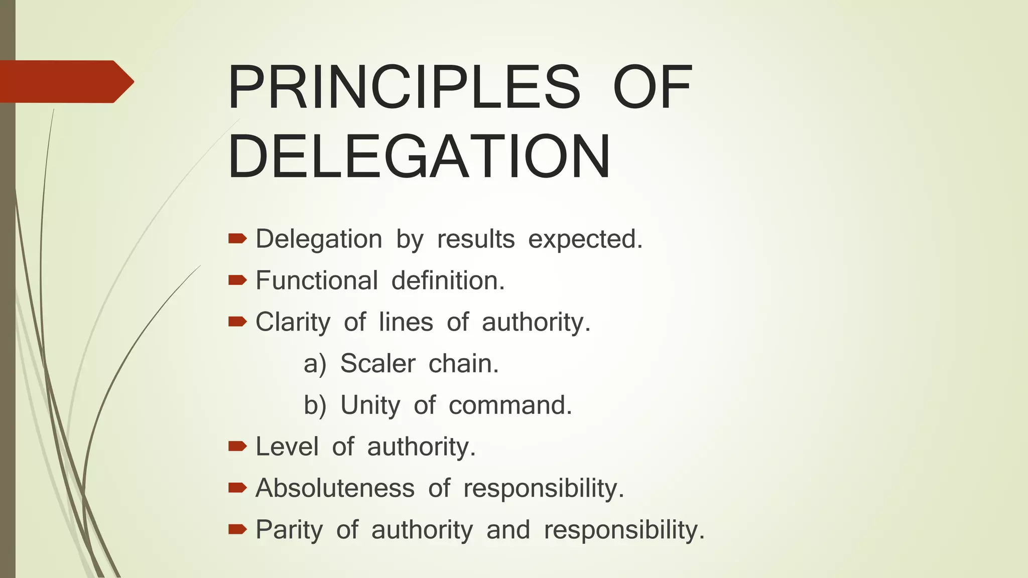 Delegation of authority | PPTX | Law