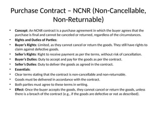 Business law - Special Contracts - An Overview | PPT