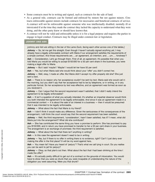 LAWS1100 Nickolas James Business law 4_e_----_(chapter_7_contract_law ...