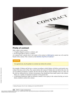 LAWS1100 Nickolas James Business law 4_e_----_(chapter_9_contract_law ...